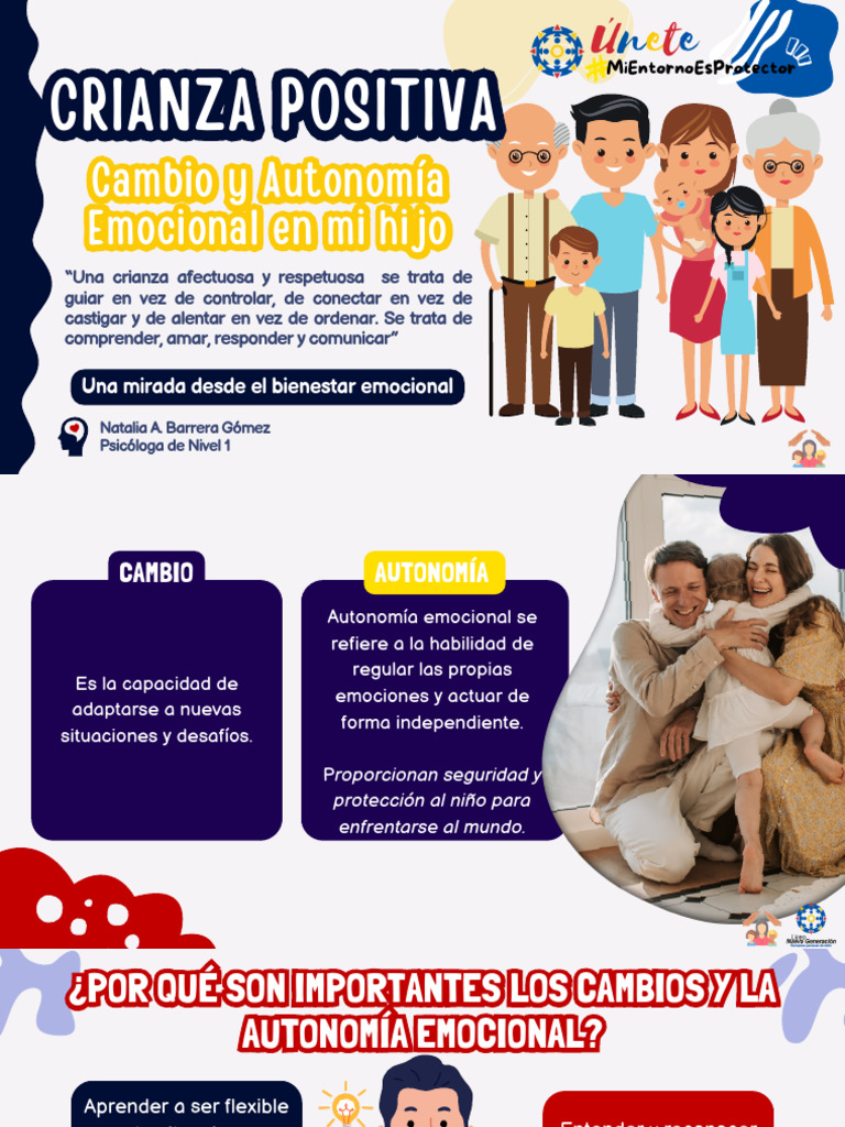 Cambio y Autonomía Emocional | PDF | Las emociones | Teoría de apego