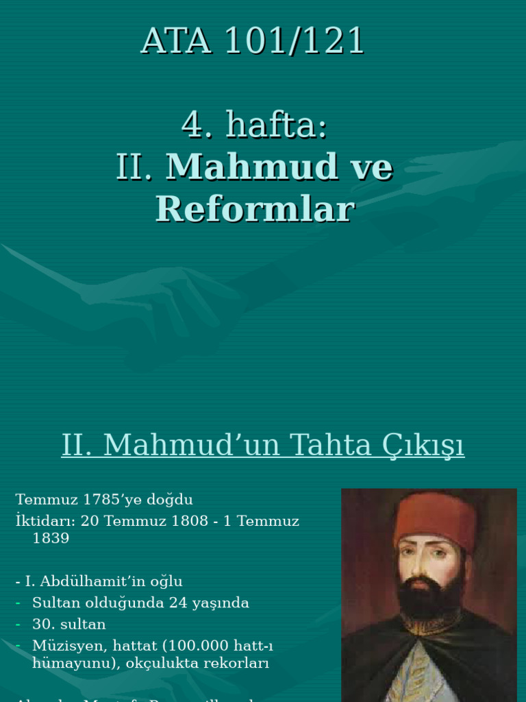 Hafta II. Mahmud Donemi | PDF