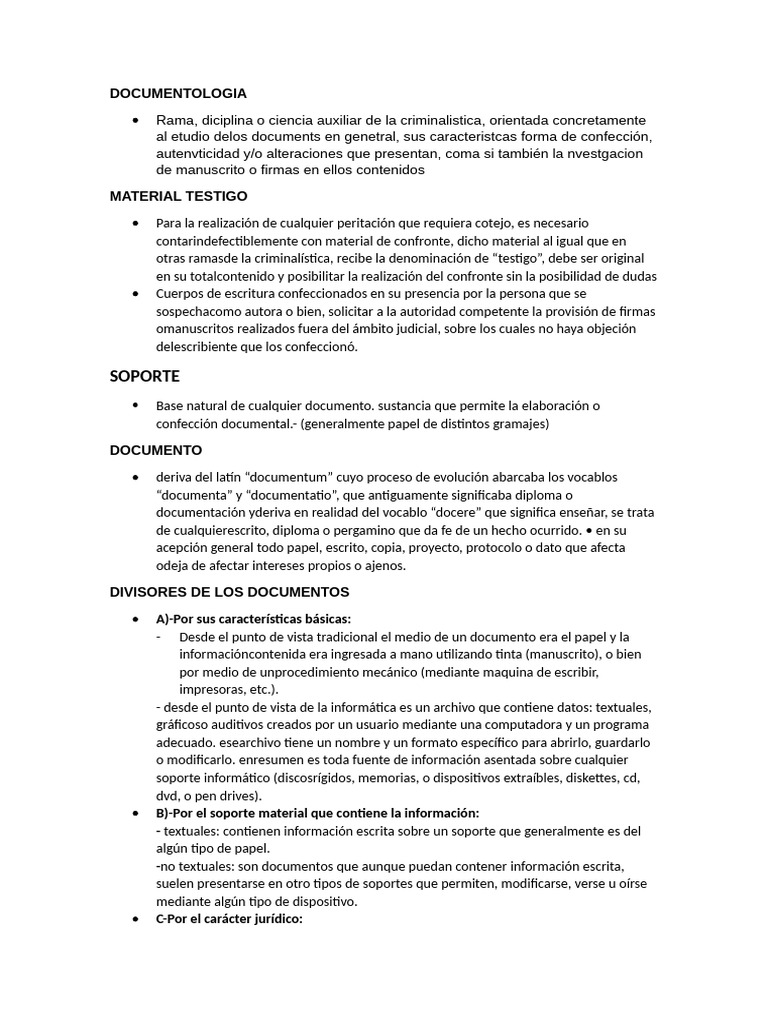 DOCUMENTOLOGIA | PDF | Máquina de escribir | Documento