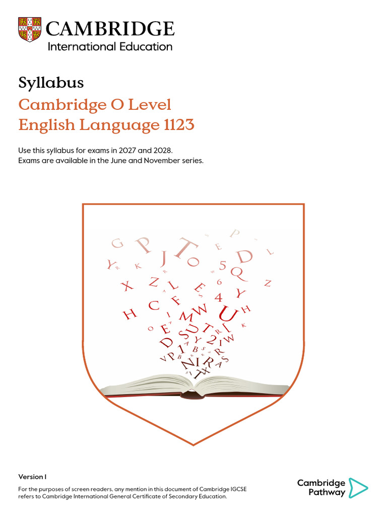 2027 2028 Syllabus | PDF | Educational Assessment | Reading Comprehension
