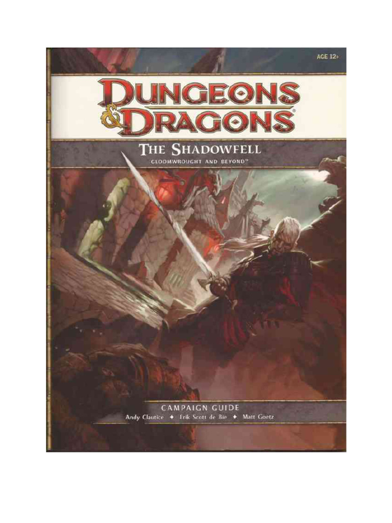 D&D 4E - Setting - The Shadowfell - Gloomwrought and Beyond | PDF