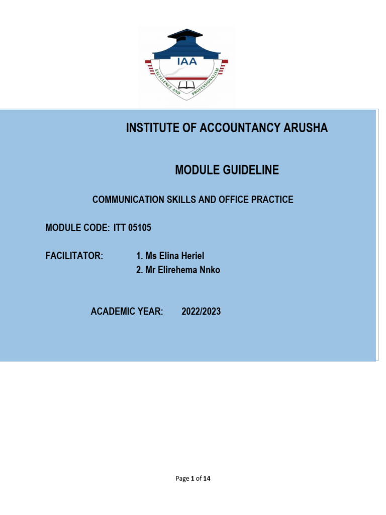 Elina Qa Module Guideline | PDF | Learning | Communication