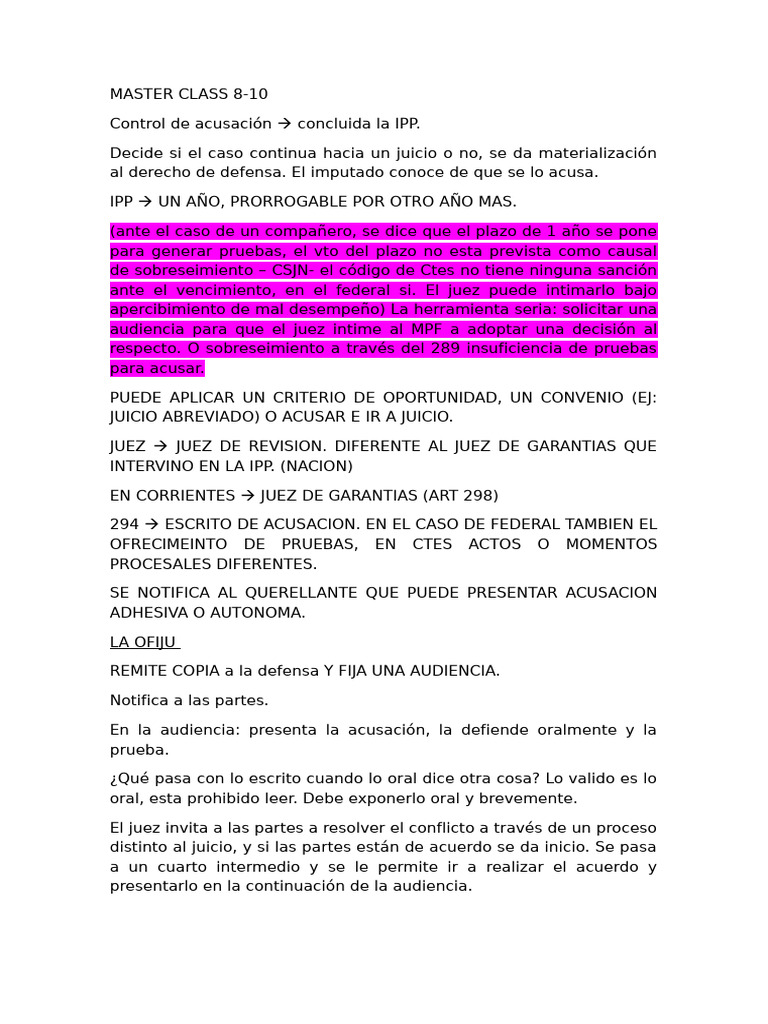 Master Class 8 | PDF