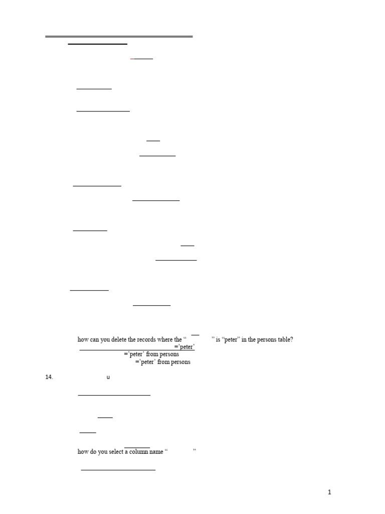 Level 3 COC Database Students Institutional Assessment | PDF ...