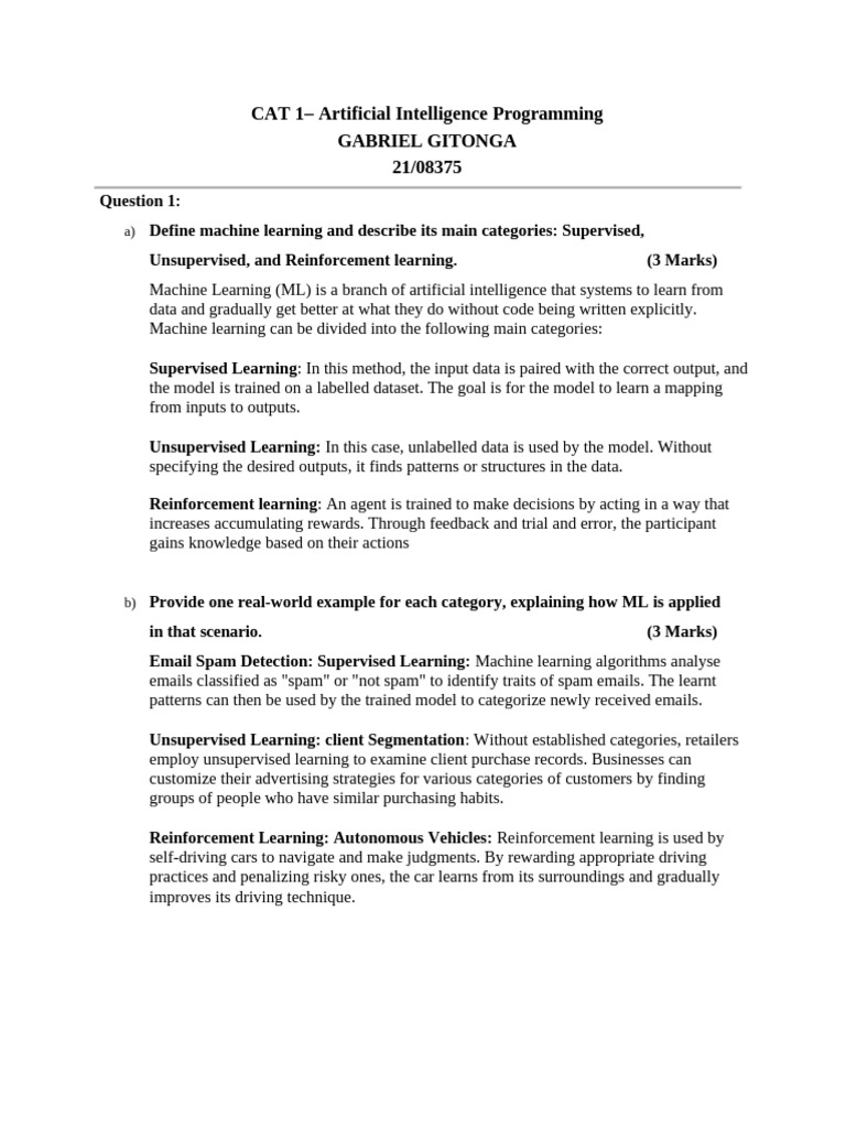 AI Programming & Logic Concepts | PDF | Machine Learning | Logic