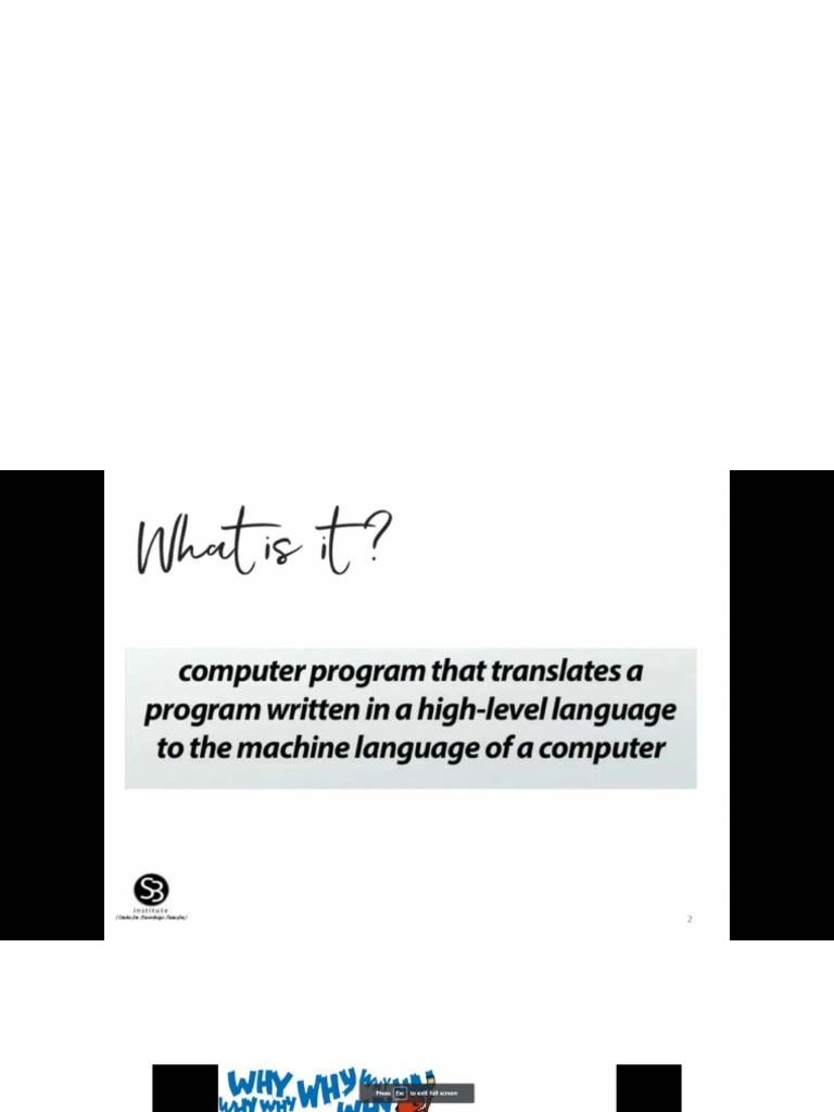 Lecture 1- Compilers Review | PDF Lecture 1- Compilers Review | PDF