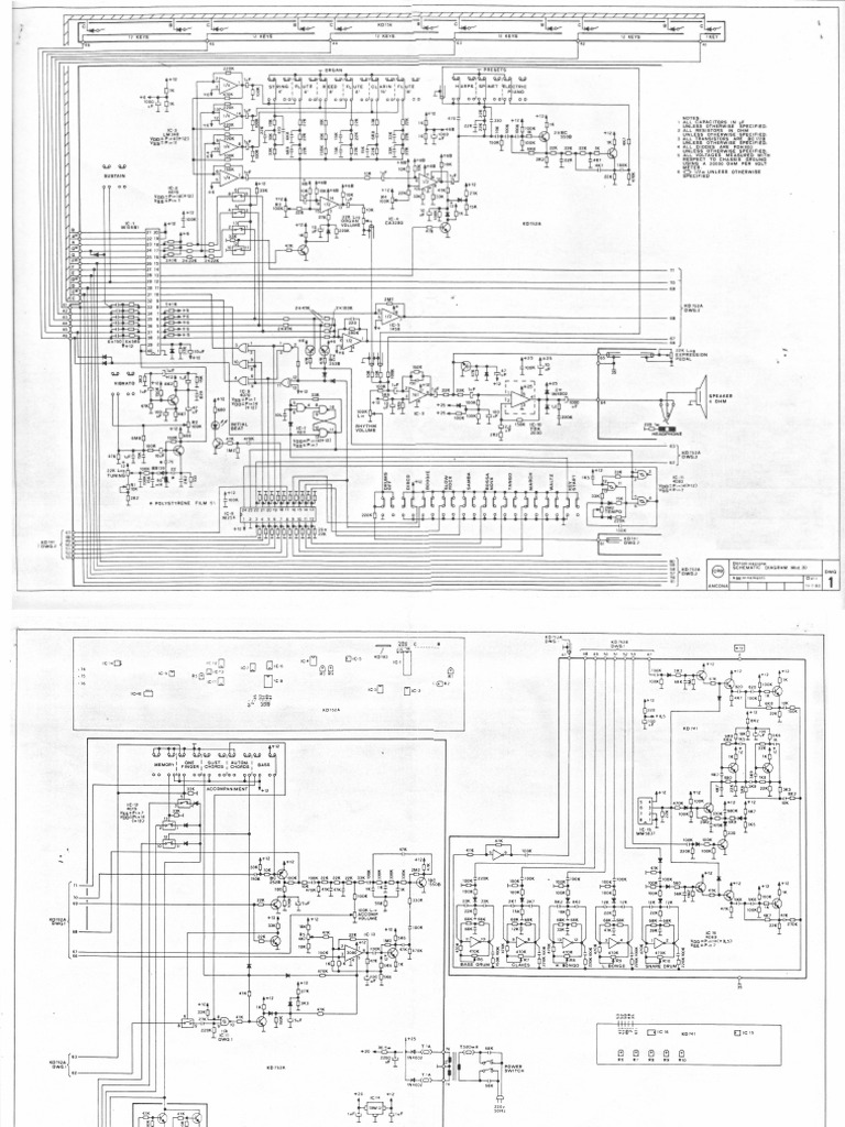 Johannus Opus 1205 Schematic Guide | PDF | Electronic Circuits ...
