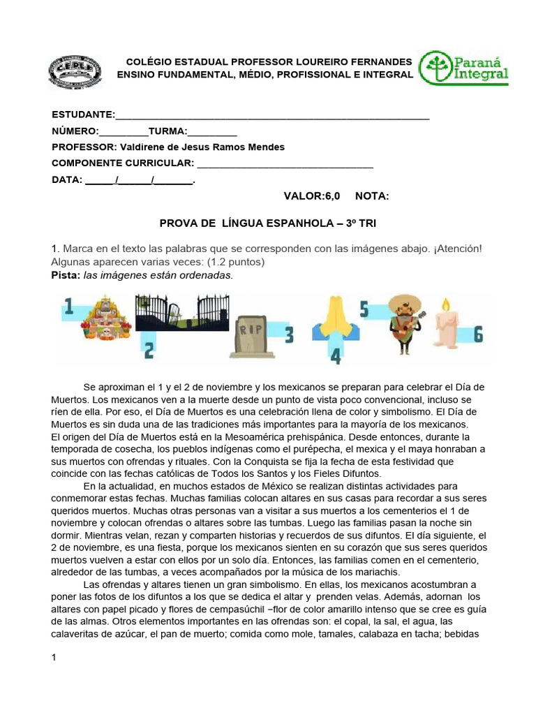 Día de Muertos: Tradiciones y Simbolismo | PDF | México | Observancias ...
