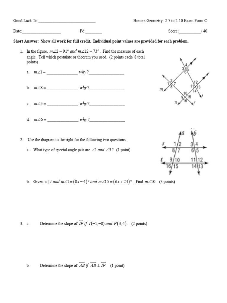 2-7 To 2-10 Form C 2024-25 | PDF