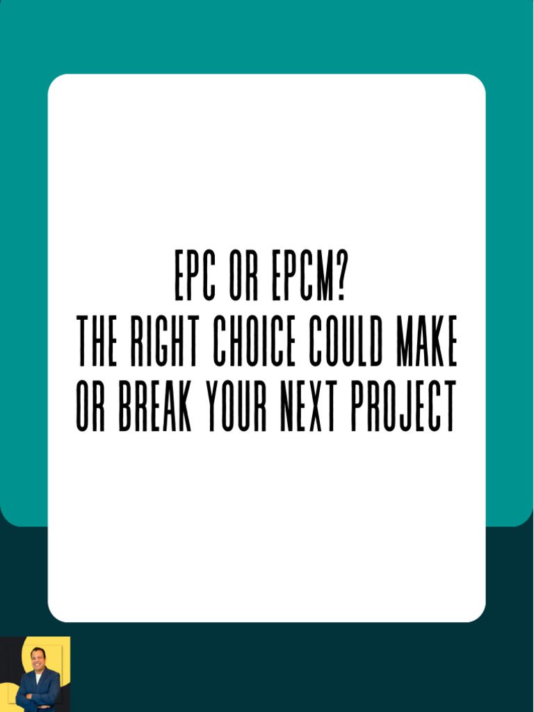 EPC or EPCM | PDF | Project Management | Risk