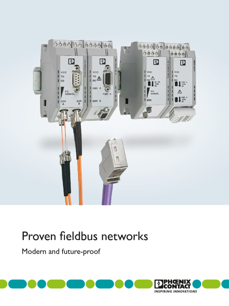 Proven Fieldbus Networks Guide | PDF | Electrical Connector | Network Topology