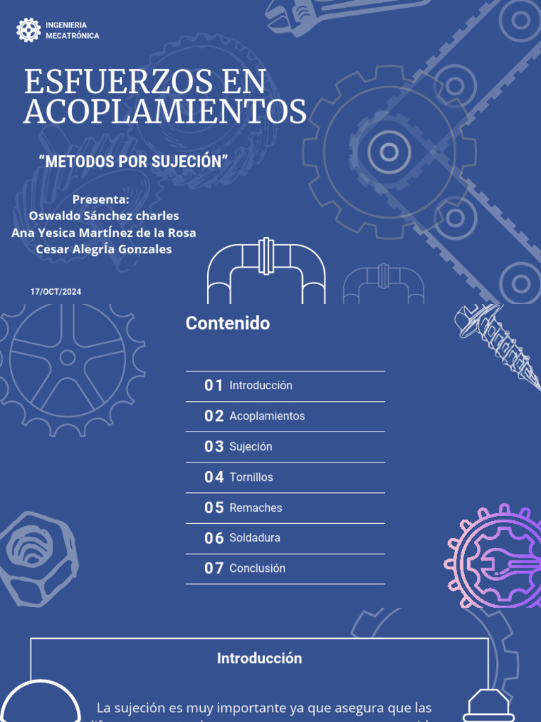 Presentación sujecion | PDF | Remache | Tornillo