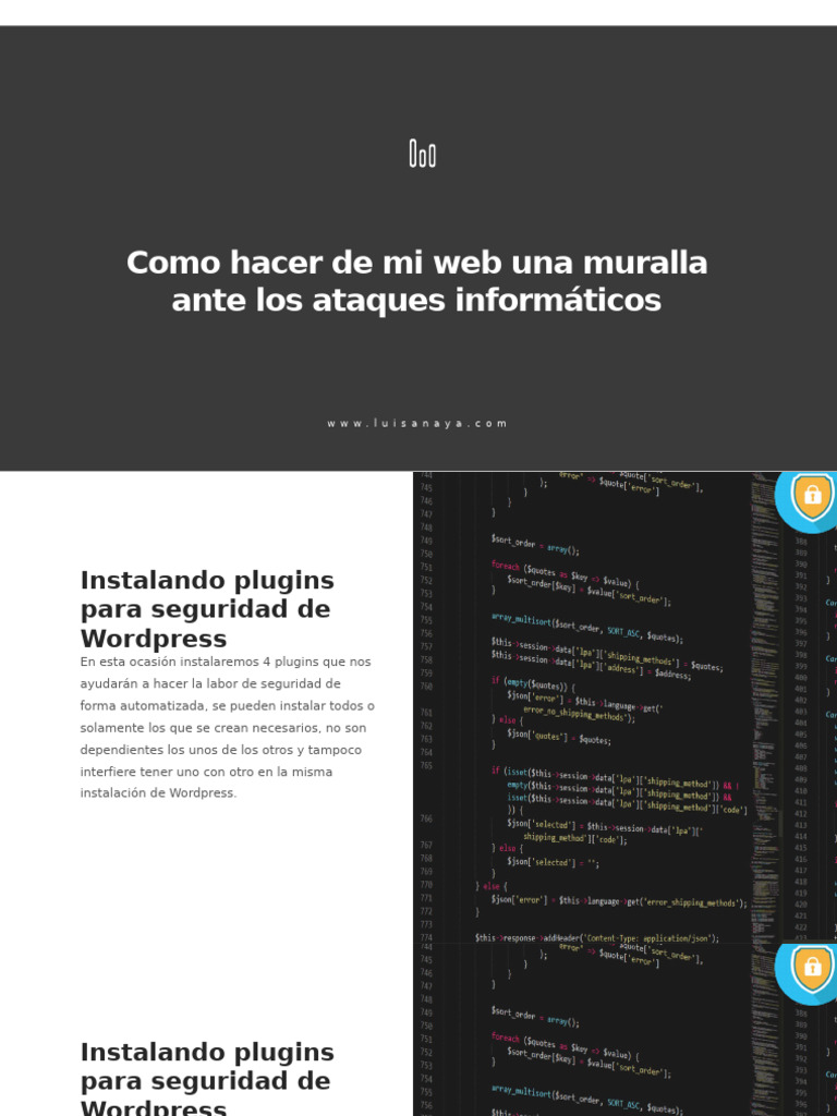 2.1 7 Instalando Plugins para Seguridad de Wordpress | PDF