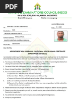 CAC Form 7: First Directors' Details | PDF | Email | Government Information