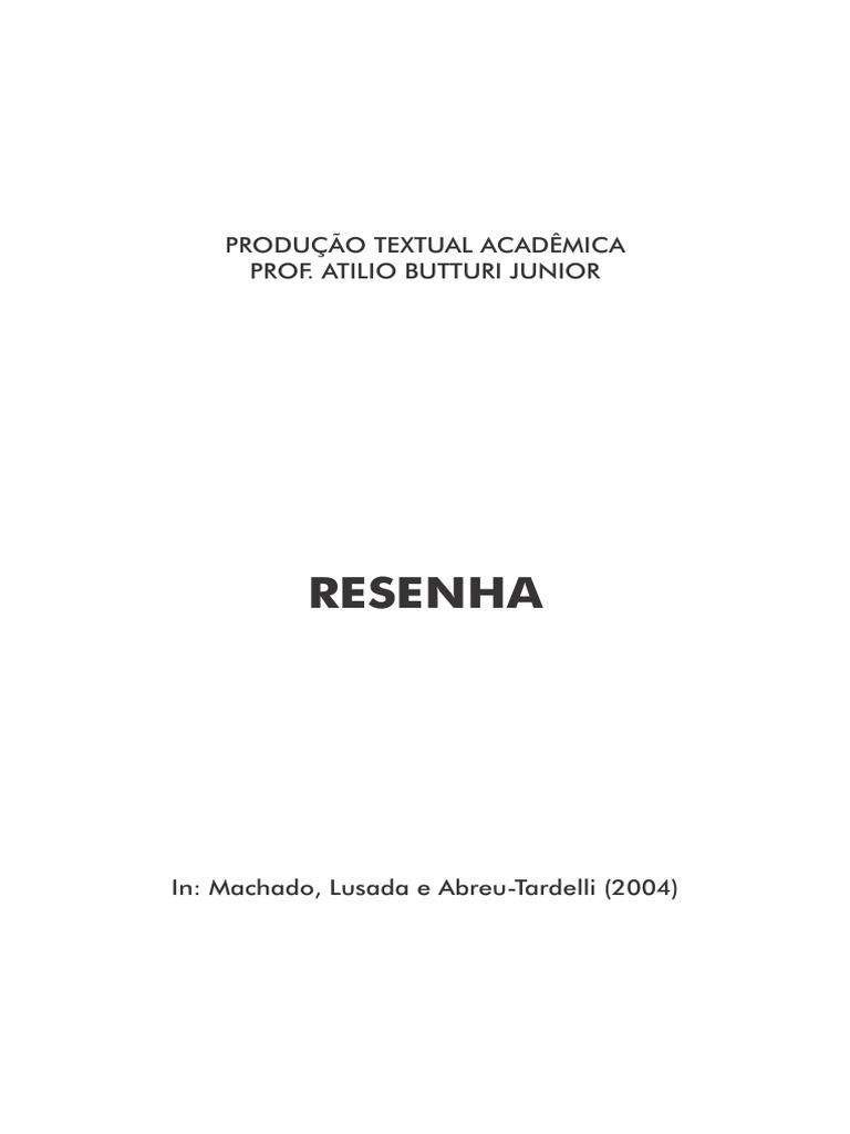 Texto 15 - Exemplo de Resenha - Trabalhadores e Cidadãos | PDF