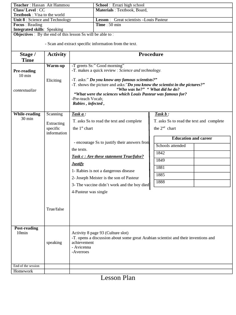 Great Scientists: Louis Pasteur | PDF | Louis Pasteur | Public Health