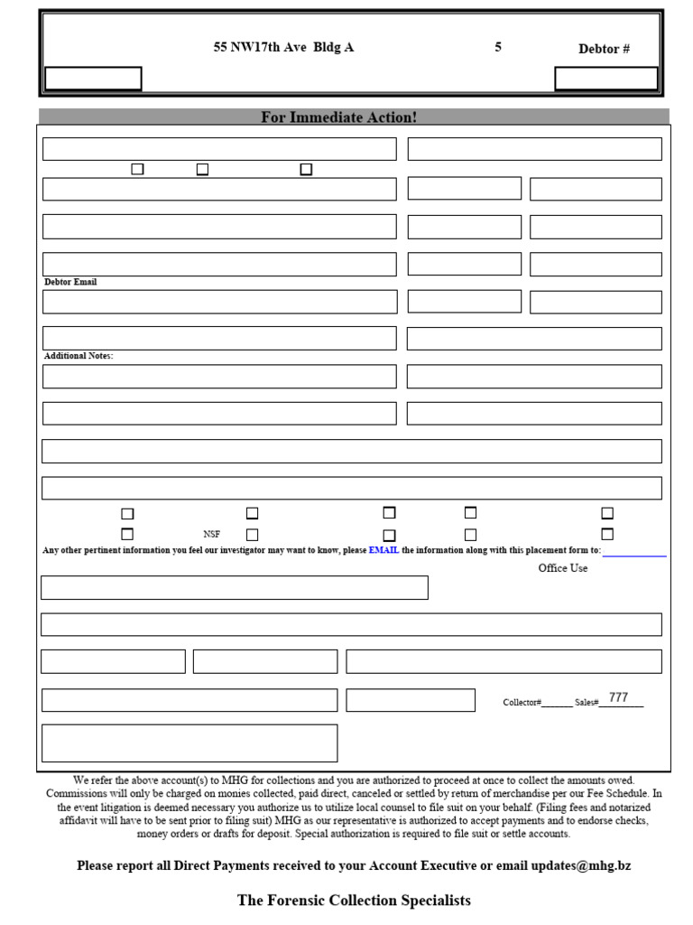 Placement Form - VP of Sales | PDF