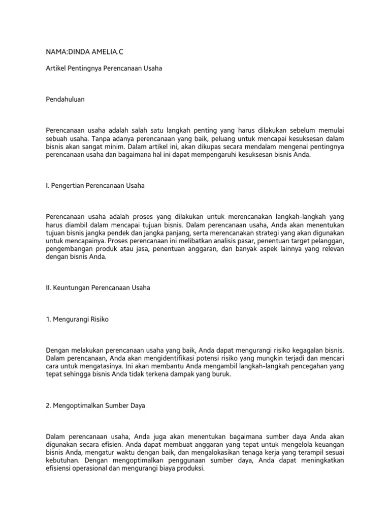 Tugas Artikel Dinda Amelia.c | PDF | Karier & Perkembangan