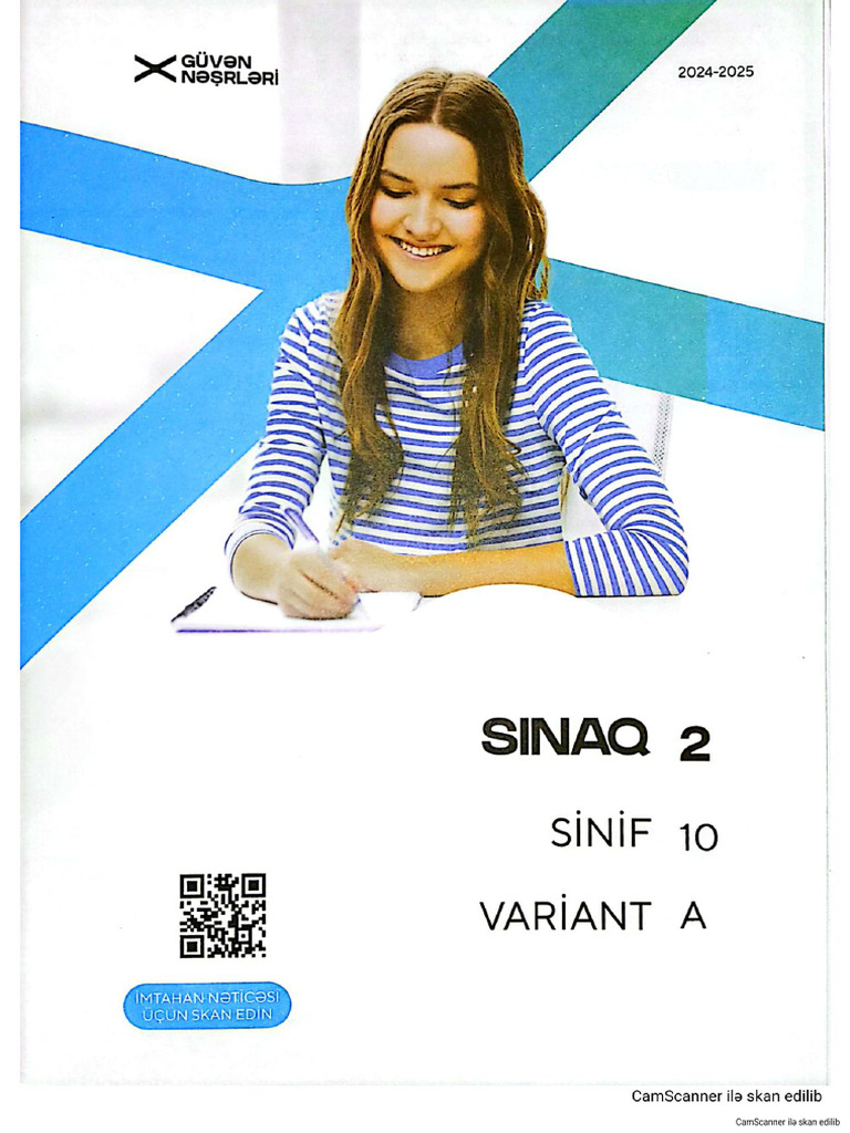 Güvən Sınaq 2 X Sinif Buraxılış 3 Noyabr 2024 | PDF