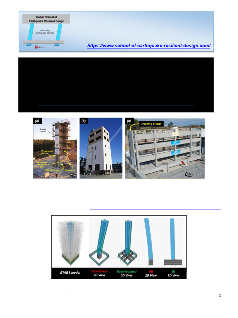 Earthquake Resilient Building Design Course | PDF | Earthquakes | Solid ...