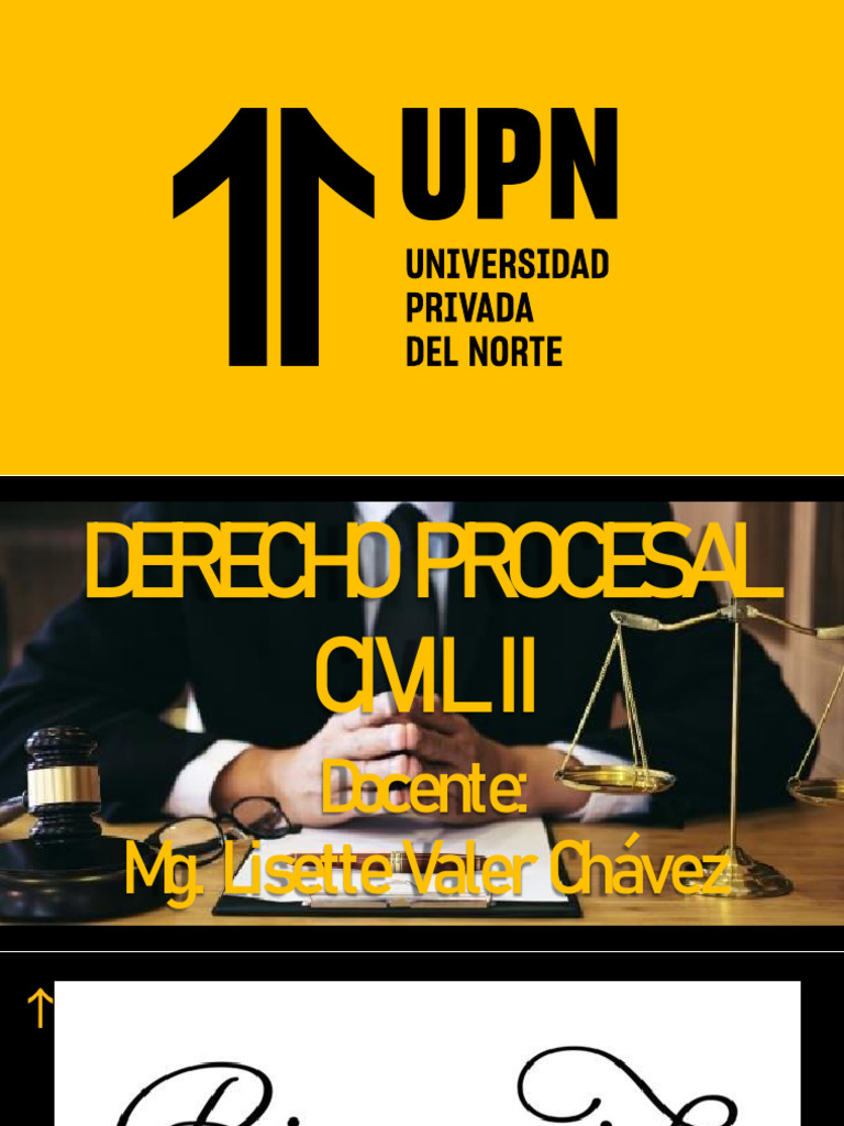 UPN PPT DPC II Segunda Semana | PDF | Caso de ley | Propiedad