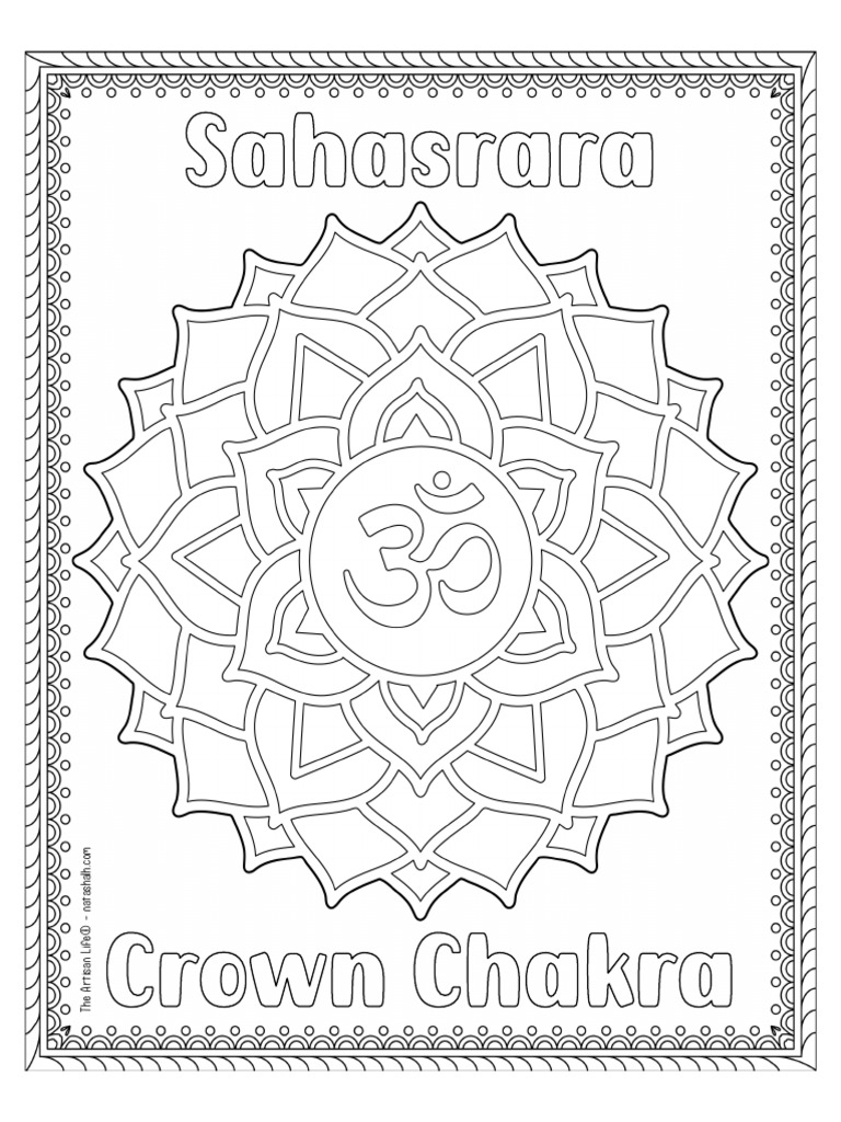 Chakra Coloring Pages | PDF