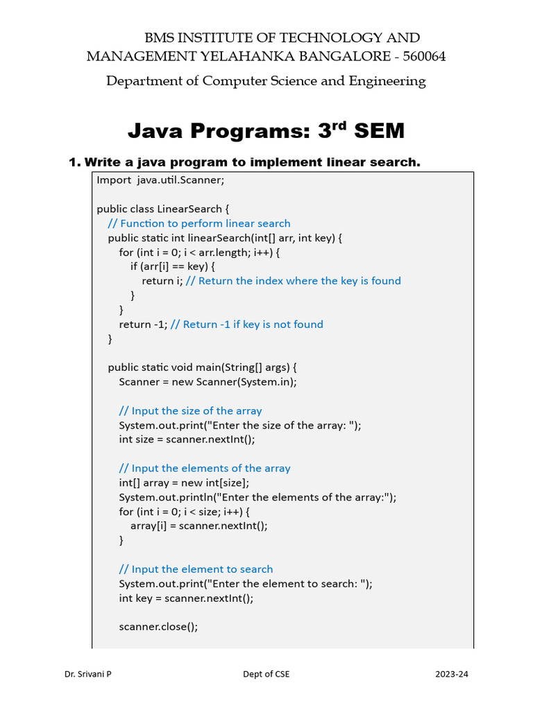 JavaLabPrograms | PDF | Area | Integer (Computer Science) JavaLabPrograms | PDF | Area | Integer (Computer Science)