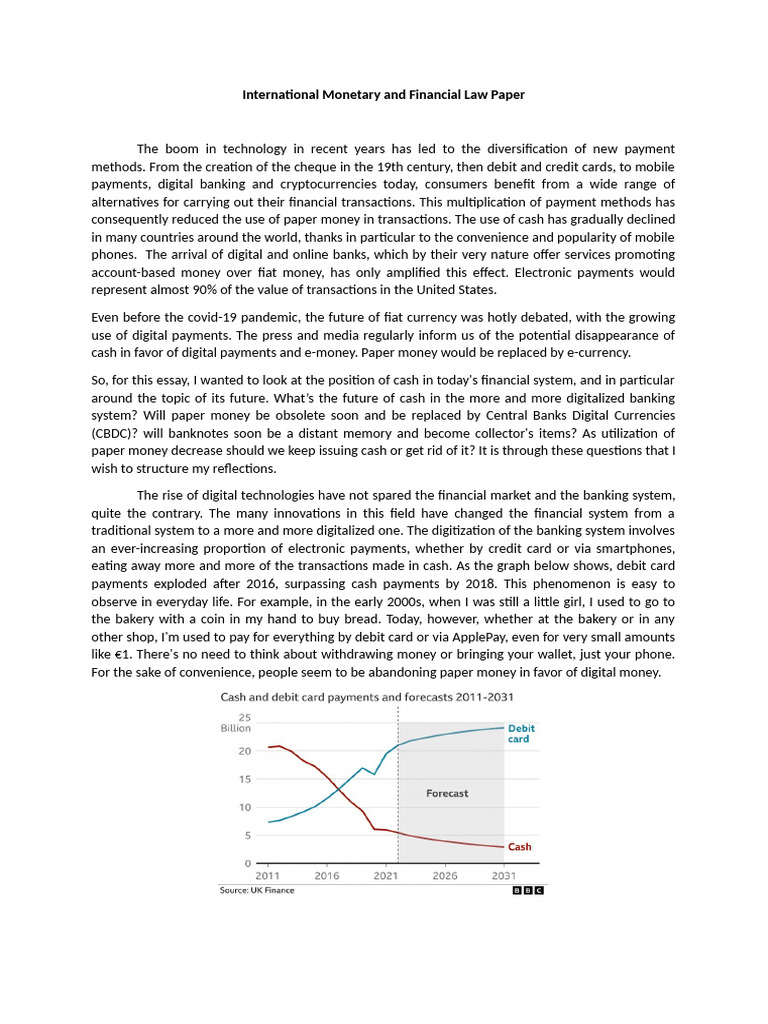 Is The End of Cash Close | PDF | Cash | Money