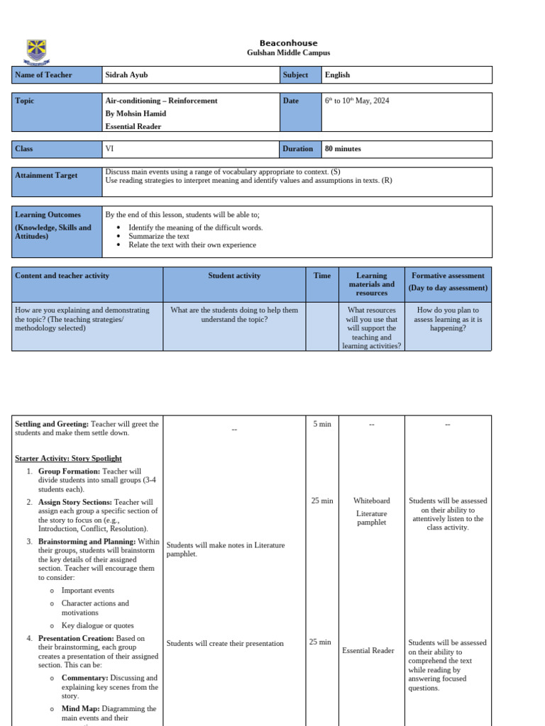 Air Conditioning: A Lesson Plan Overview | PDF | Economic Inequality ...
