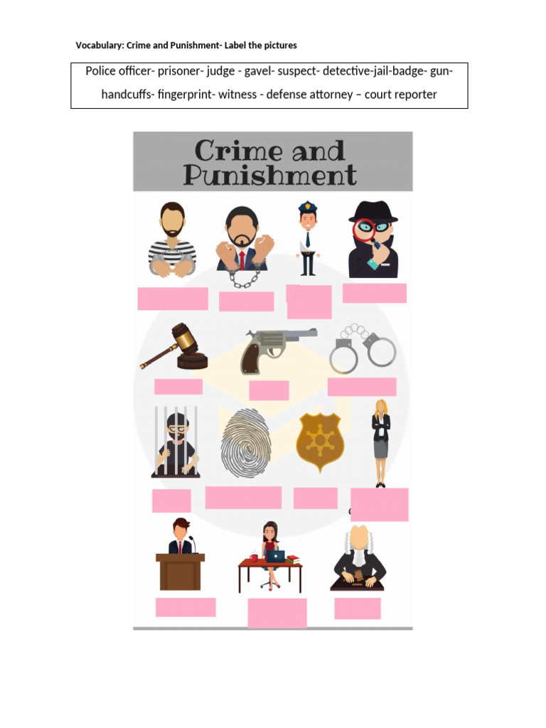 Crime Vocabulary and Definitions | PDF | Robbery | Murder