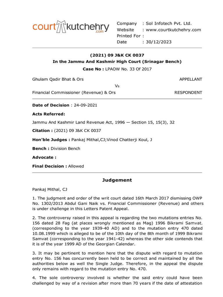 Judgement Search Convert HTML To PDF | PDF | Judgment (Law) | Appeal