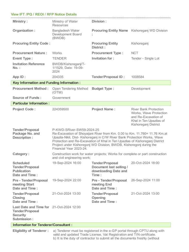 Tender Notice | PDF | Specification (Technical Standard)
