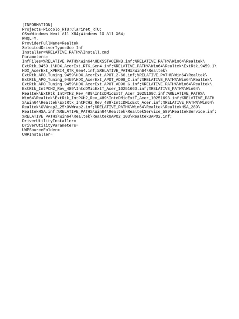 Realtek Driver Installation Guide | PDF