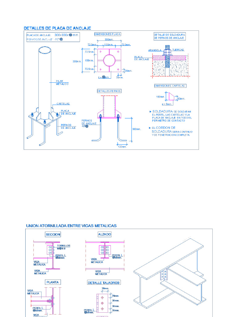 Detalles Uniones | PDF