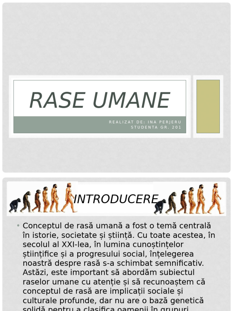 Rase Umane | PDF