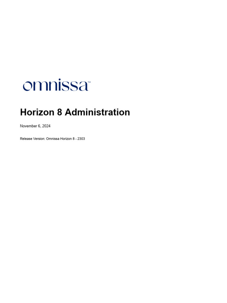 Horizon 8 Administration Horizon Agent Configuration Settings 2024-11 ...