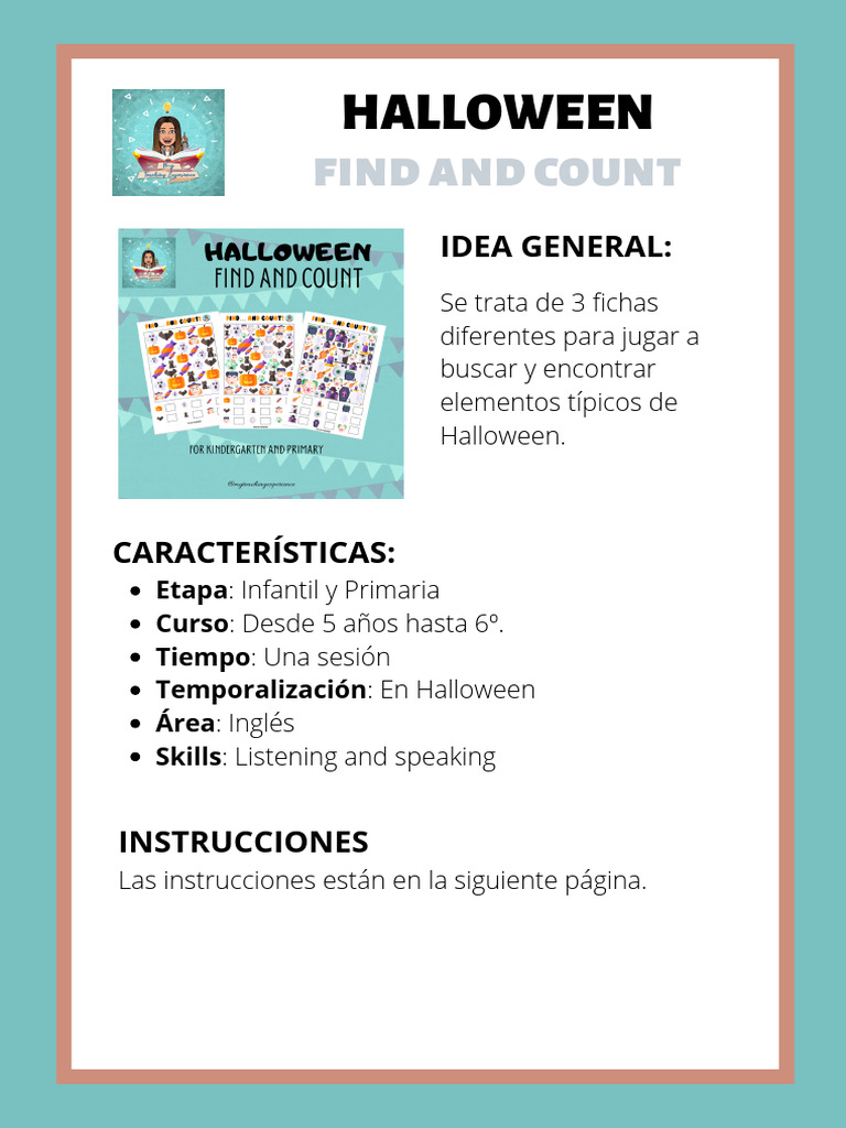 Halloween Find and Count | PDF