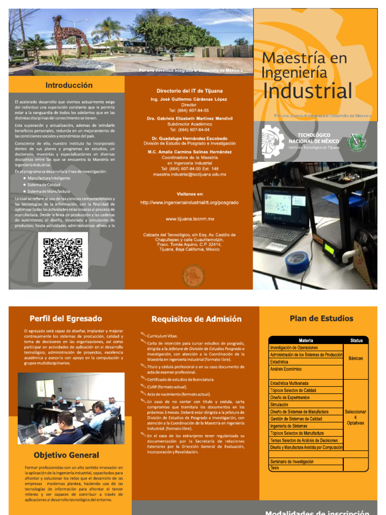 Maestria En Ingenieria Industrial Pdf