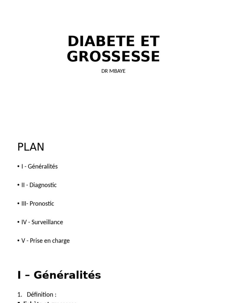Diabete Et Grossesse | PDF | Diabète gestationnel | Grossesse