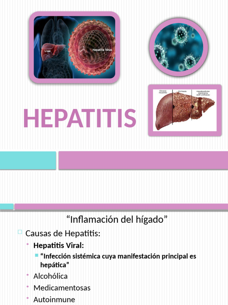 Clasificación y Tipos de Hepatitis | PDF | Hepatitis | Hepatitis B