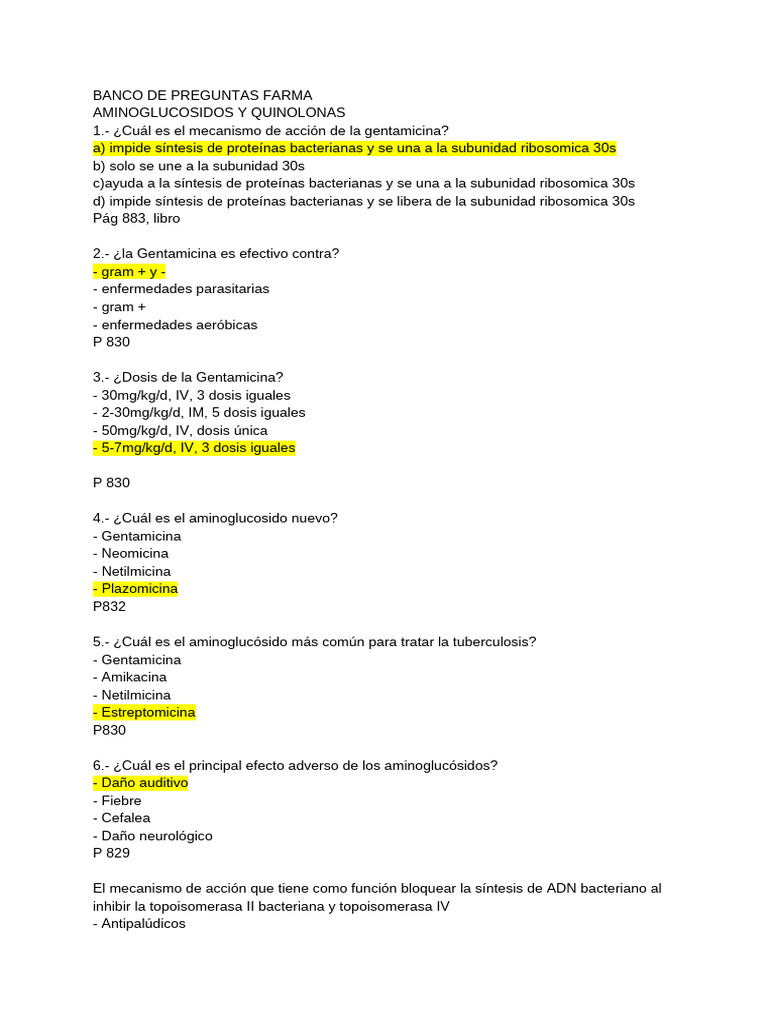 Banco de Preguntas | PDF | Malaria | Especialidades Medicas