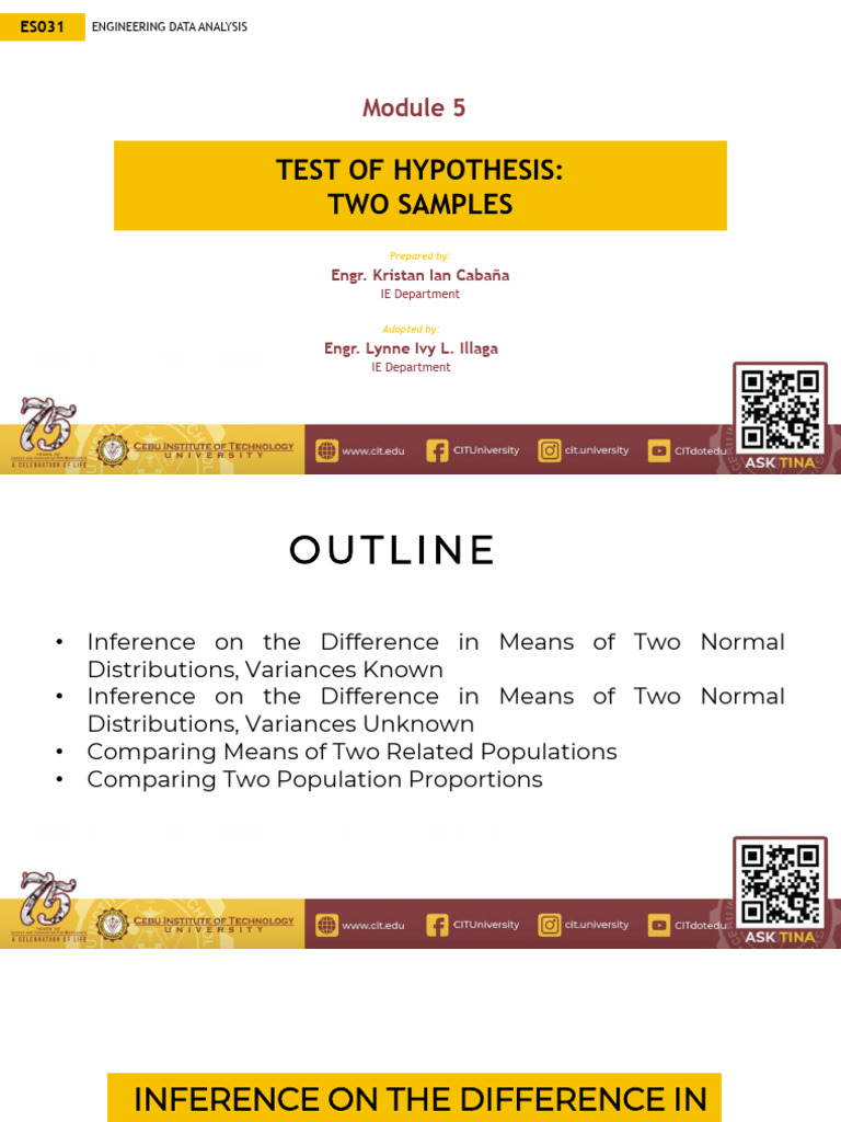 Inbound 4846647807946830929 | PDF | Student's T Test | Variance