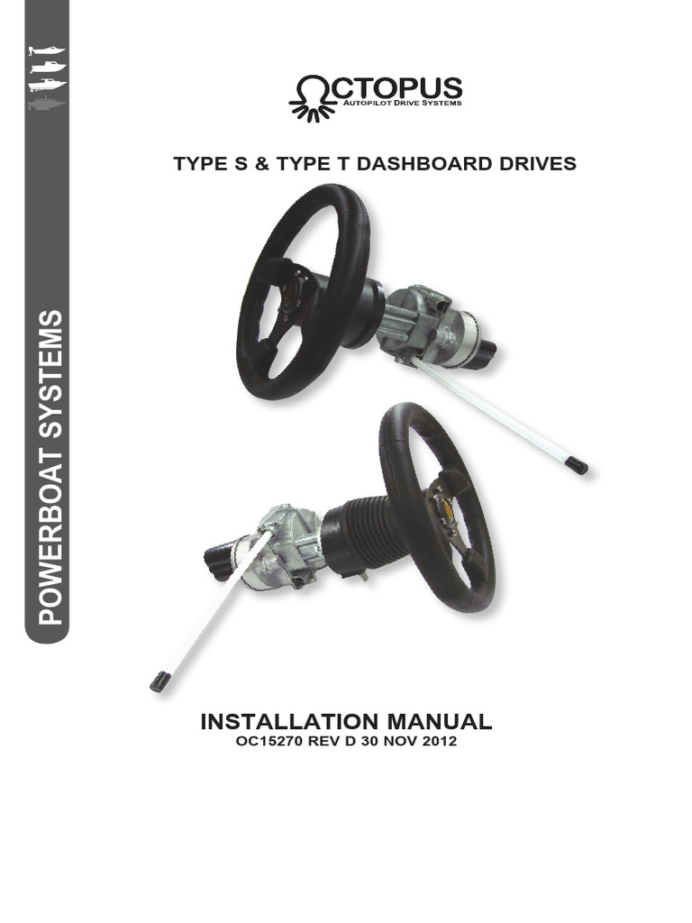 OC15270 REV D - INSTALLATION GUIDE - Type S & T Dashboard Mechanical ...