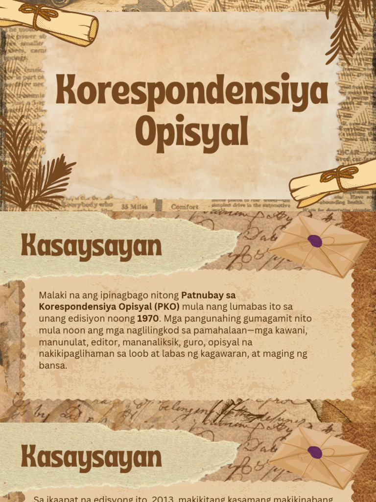 Korespondensiya Opisyal | PDF