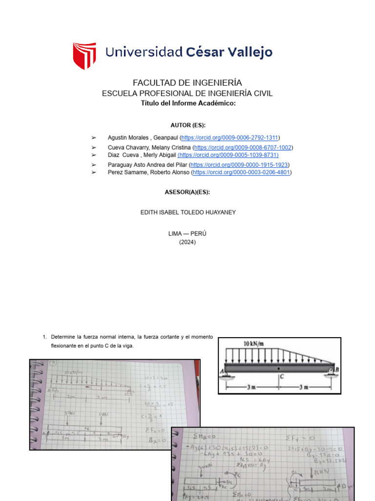 Ejercicios - Semana 1 | PDF | Viga (Estructura) | Braguero