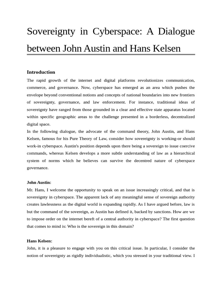 Kelsen | PDF | Sovereignty