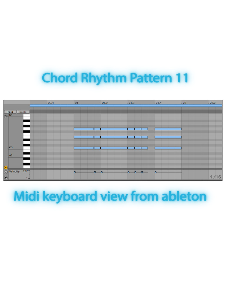 Chord Rhythm Pattern11 | PDF