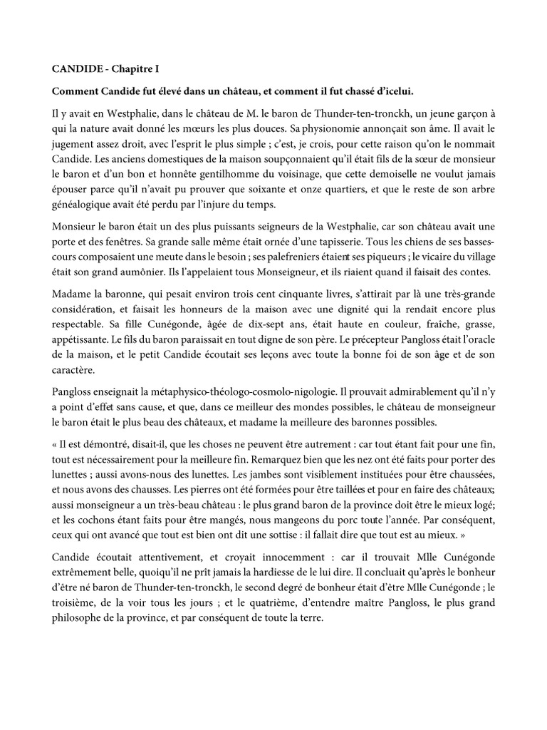 Candide | PDF