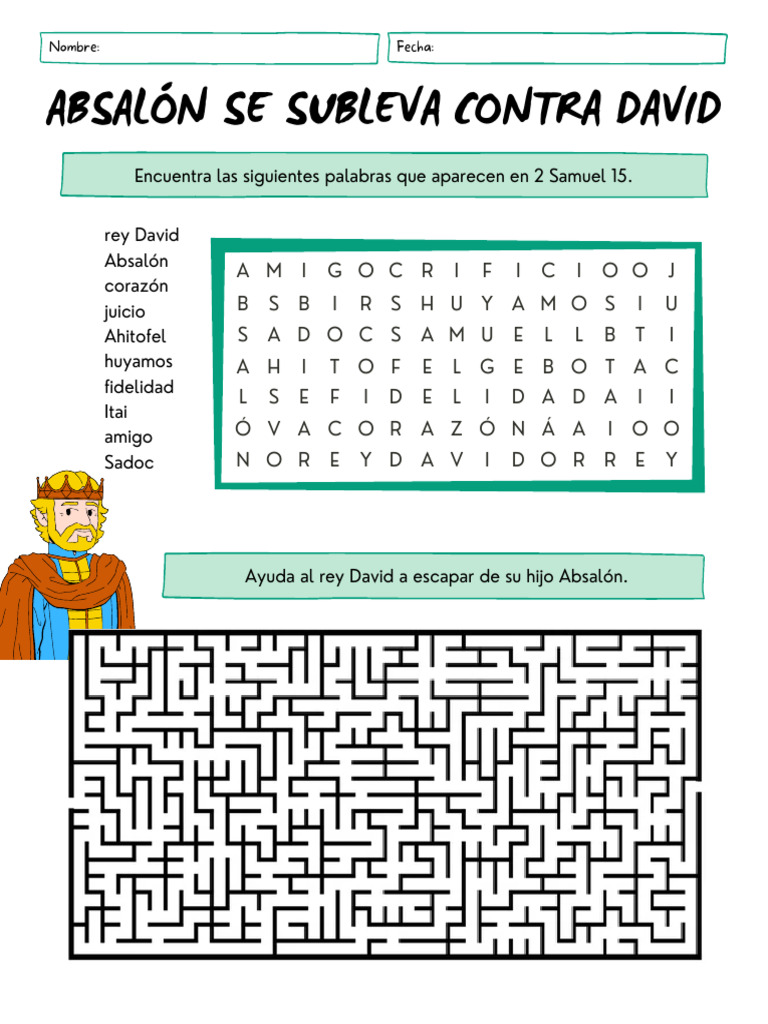 Act165.absalón Se Subleva Contra David | PDF