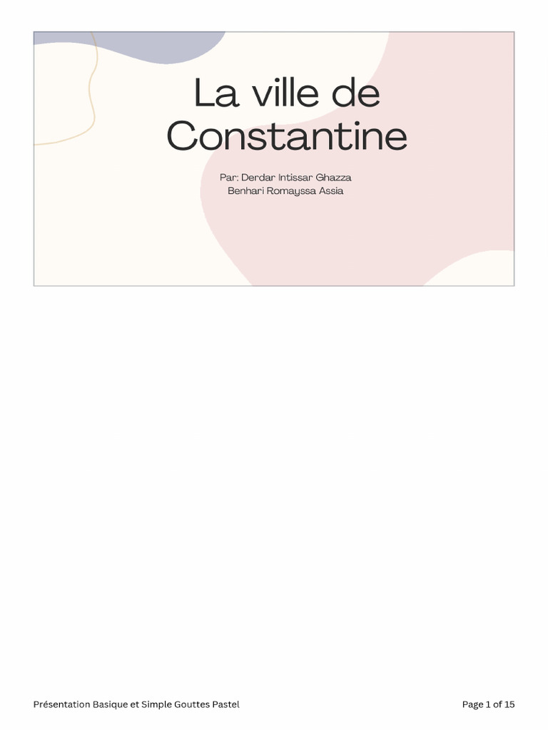 Constantine | PDF